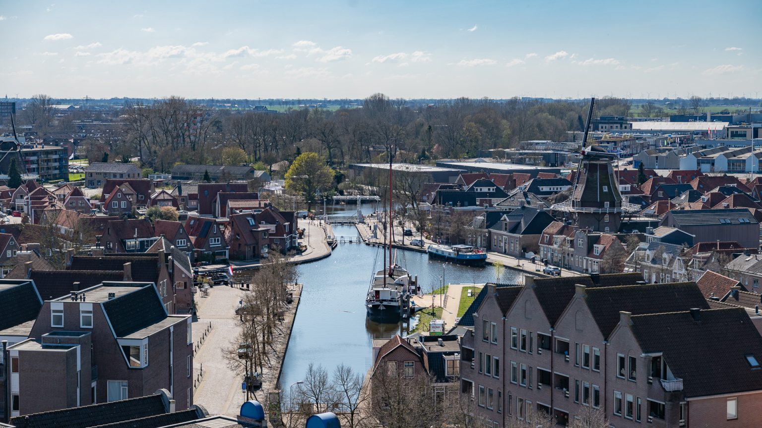 Meppel gezien vanaf de Meppeler Toren – RTV Meppel