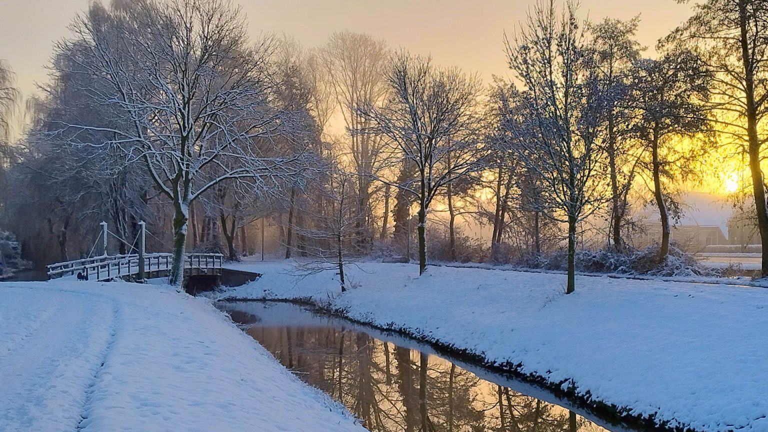 Een winters plaatje – RTV Meppel